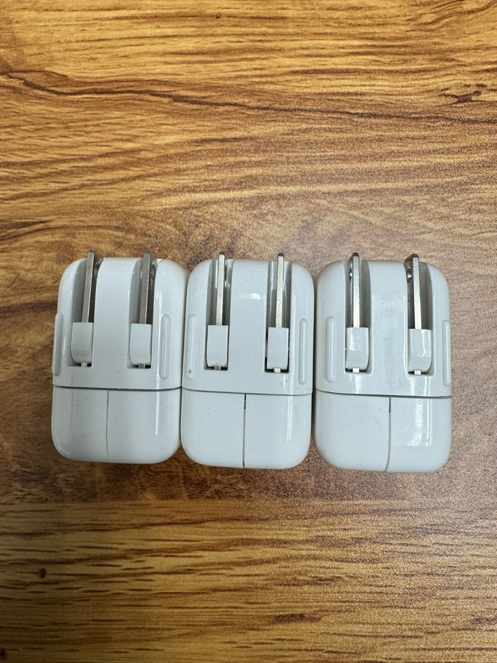 3 PACK!! Original Apple 12w USB Wall Charger Adapter OEM x3 charging ...