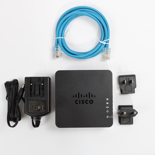 Cisco ATA192-3PW-K9 2 Port Multiplatform Analog Telephone Adapter with ...