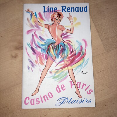 LINE RENAUD PROGRAMME SPECTACLE CASINO DE PARIS 1962 REVUE VARNA | eBay