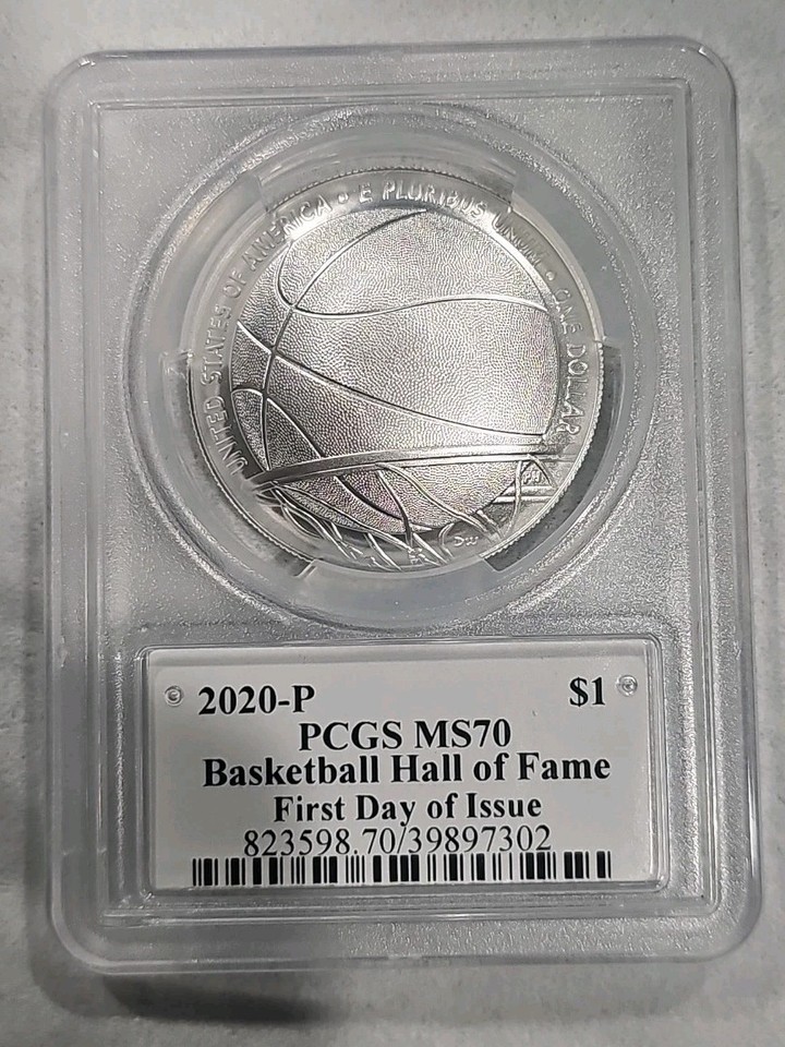 2020-P $1 Basketball Hall Of Fame FDOI MS70 Thomas Cleveland Signed | eBay