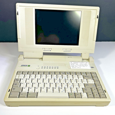 Zenith Data Systems MastersPort 386SL-60 Vintage Portable PC - No Cord ...