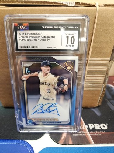 2024 Bowman Draft - Chrome Prospect Autographs Jaron DeBerry #CPA-JDE ...