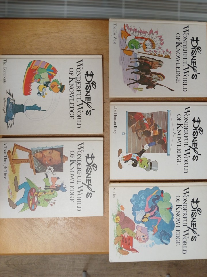 Disney Wonderful World of Knowledge Books , Almost complete set + 1980 ...