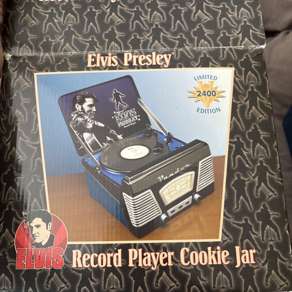 Elvis Presley Record Player Cookie Jar Limited Edition #2400 | eBay
