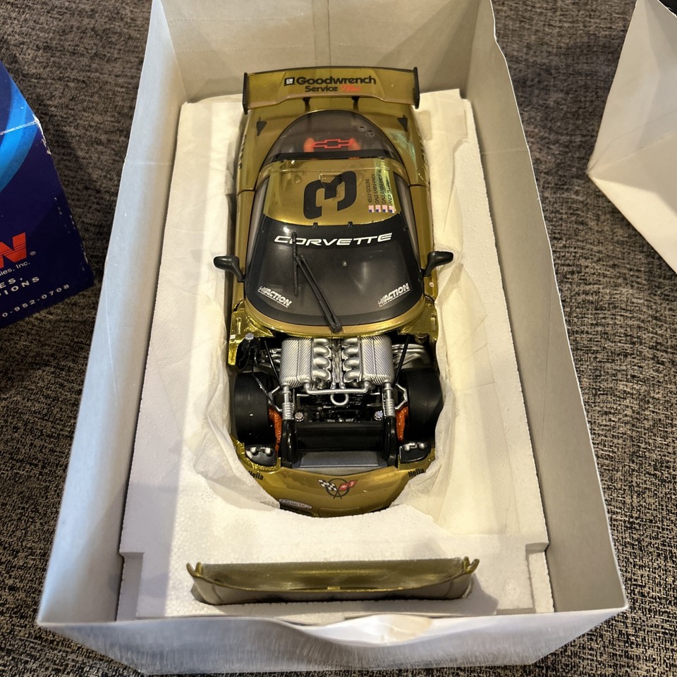 DALE EARNHARDT 1/18 SCALE NO.3 RACED VERSION DIE CAST C5-R CORVETTE | eBay