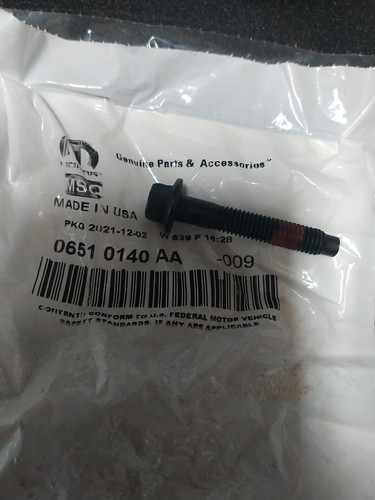 SINGLE 6510140AA OEM 2013-18 DODGE RAM 5.7L EXHAUST MANIFOLD BOLT Mopar ...