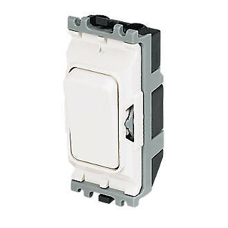 MK K4917ELWHI 1 Way 20a DP Key Switch Emergency Lighting Grid Plus ...