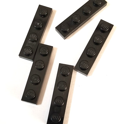 5X LEGO 3710 1x4 Plate Black (5 Pieces) | eBay