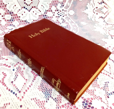 VTG Holy Bible KING JAMES Words of Jesus in Red DICTIONARY Thomas ...