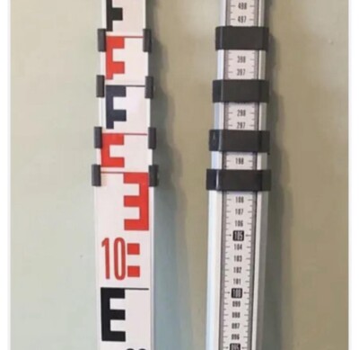 Levelling Survey Staff Aluminium 5 m For Dumpy/ Laser Level Same Day ...