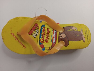 curious george Flip Flops L. 3-4 | eBay