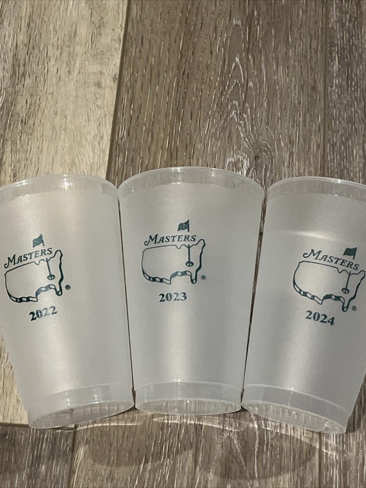 Years 22-23-24, 3 pc Masters Tournament Member/Official Golf Frost ...