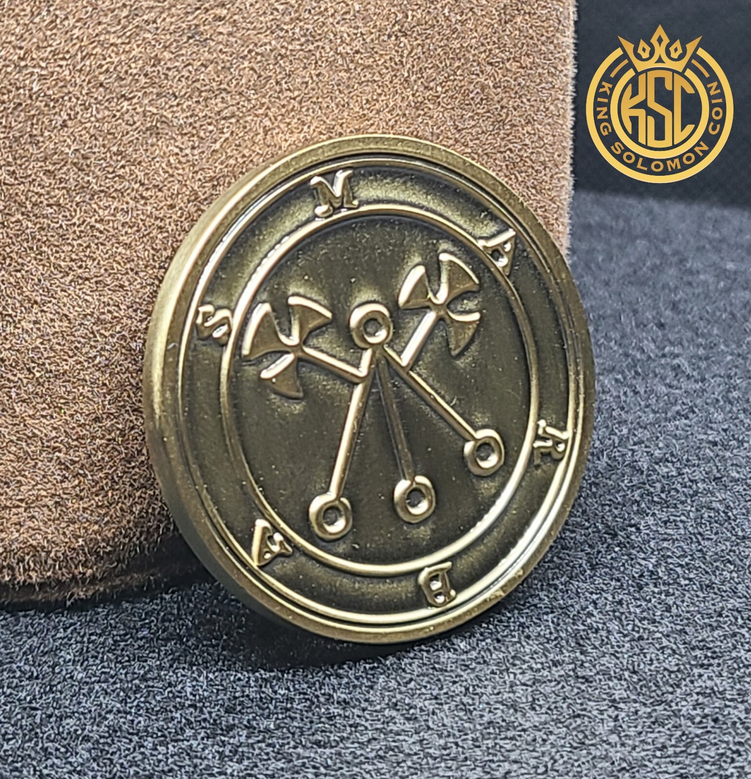 MARBAS Margas Barbas demon sigil Ars Goetia King Solomon Coin seal ...