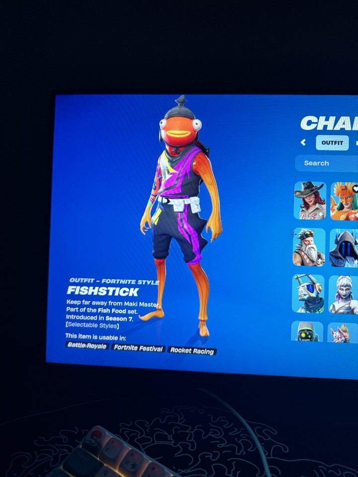 OG FN ACC 100+ SKINS BLACK KNIGHT PURPLE OMEGA, WORLD CUP FISHSTICK ...