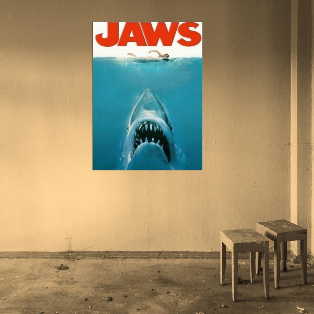 58655 Jaws US Classic Horror Wall Decor Print Poster | eBay