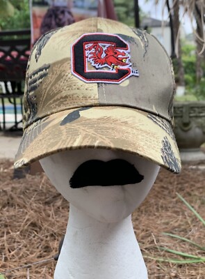 University Of South Carolina Gamecocks Block C Camo Cap | eBay