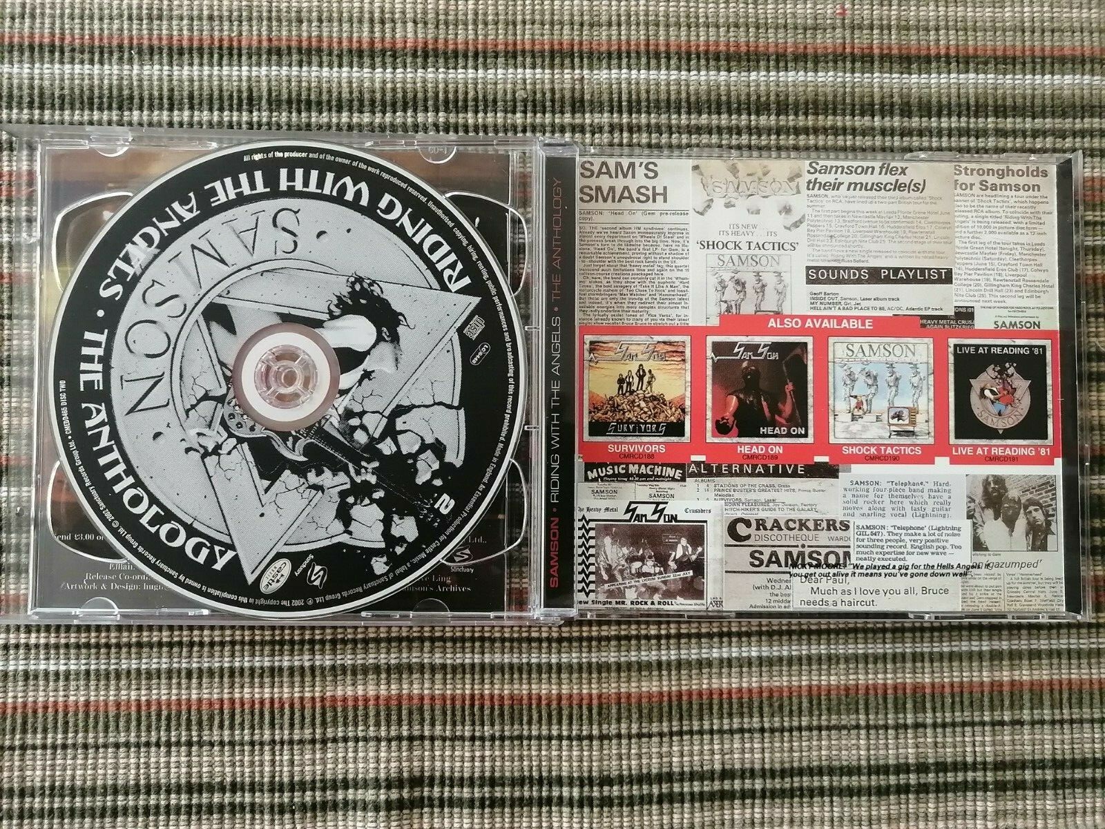 Samson: Riding With The Angels Anthology / Bruce Dickinson Iron Maiden ...