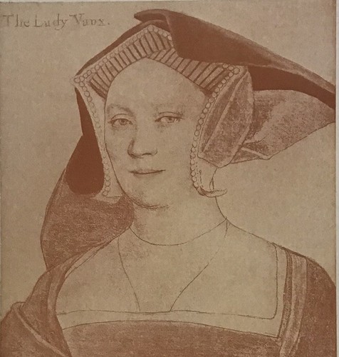HOLBEIN the Younger Antique The LADY VAUX Monograph Portrait Print ...