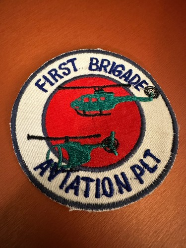 Vintage US Army 1st Brigade Aviation Platoon Patch | eBay