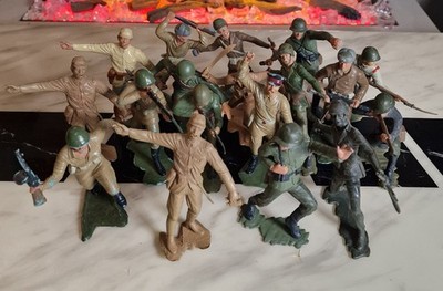Bundle of Mixed Vintage 1963 Louis Marx & Co Soliders Figures. X | eBay UK