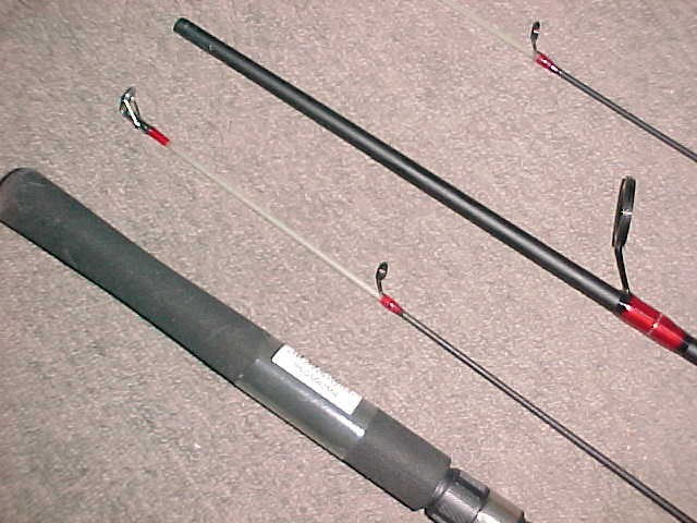 2 NEW ZEBCO RHINO TOUGH 6'6" SPINNING ROD MEDIUM ACTION | eBay