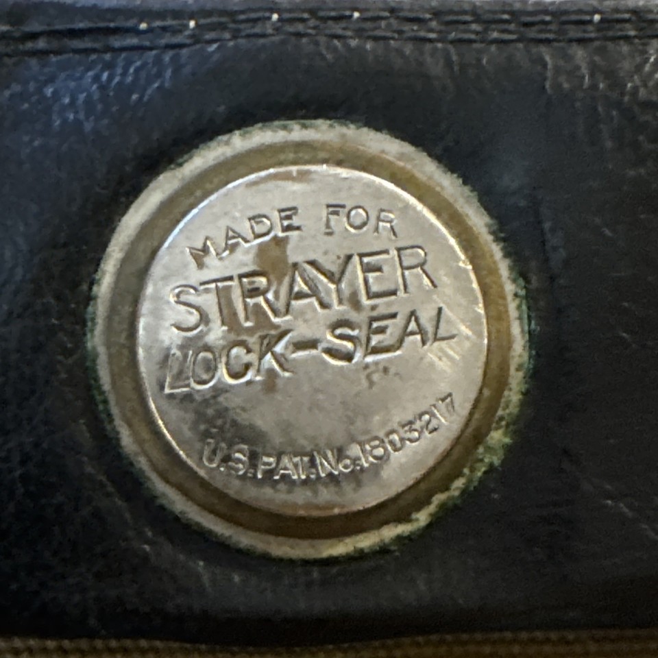 Vintage Strayer Lock-Seal Bank Bag-with Key-Red Lion, Pa | eBay