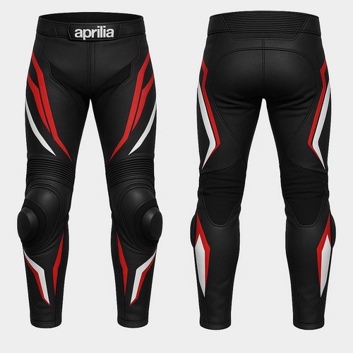 Aprilia Motorcycle Trousers Motorbike Biker Leather Pant Rider | eBay