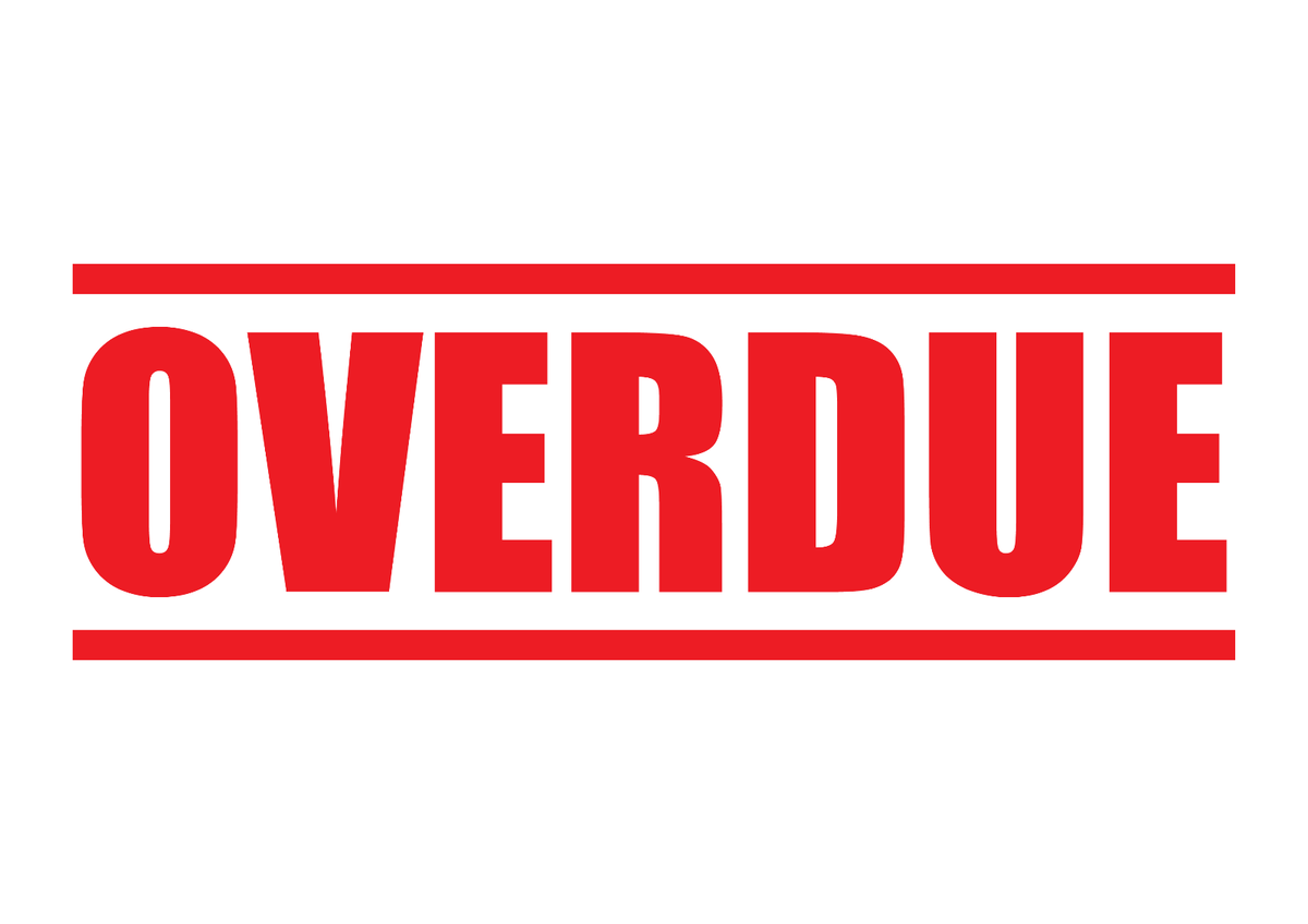 Overdue Stamp Overdue Free Signaling Icons