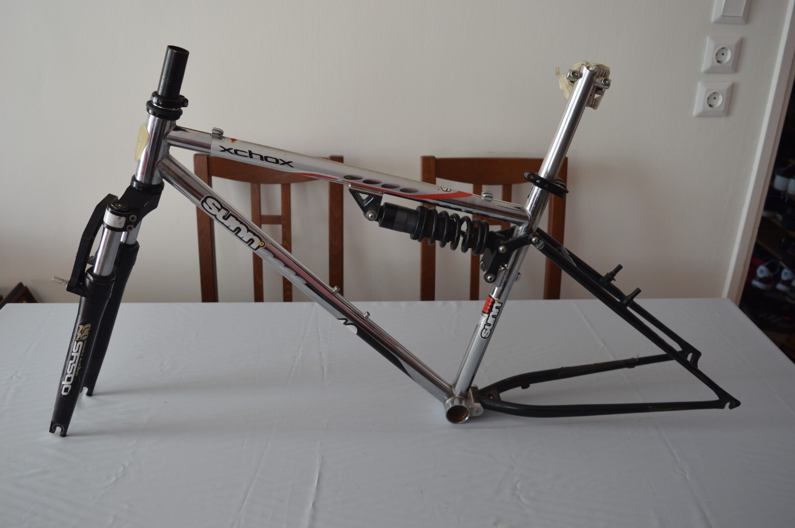 Sunn Xchox mtb frame frameset with Obsys suspension fork | eBay