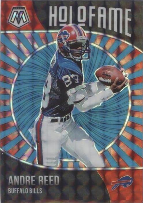2021 Panini Mosaic - Holofame Andre Reed #18 Blue Fluorescent Mosaic ...