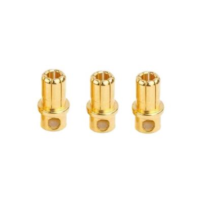 SpeedTek RC 8.0mm High Current Bullet Connectors (3 Male) | eBay