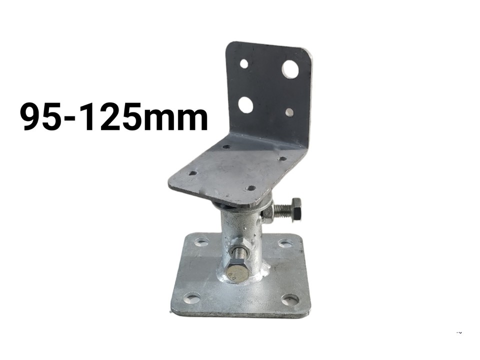 Adjustable Bearer Joist Deck Support Bracket Height Adjustable Post ...