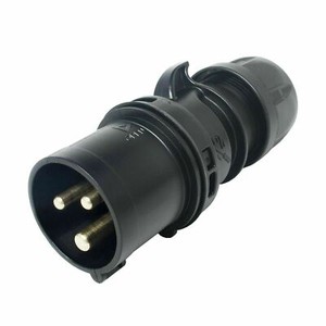 5x 16Amp PCE Plug Ceeform Male 16 A IP44 230v 240v Midnight stage event ...