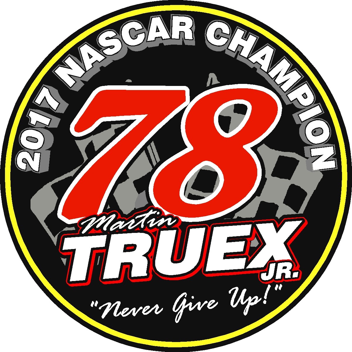 Truex Logo MARTIN TRUEX JR 2023 NEW HAMPSHIRE WIN RACED VERSION