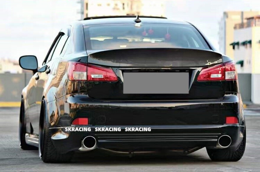 For LEXUS IS250 IS350 ISF 2006-12 Wald REAL Carbon Fiber HighKick Trunk ...