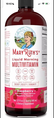 Mary Ruth's Liquid Morning Multivitamins 946 ml Raspberry Flavor | eBay