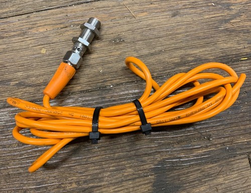 IFM ELECTRONICS IFS204 INDUCTIVE SENSOR EVTOO1 APPROX 100" CORD 250VAC ...