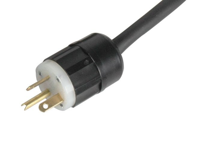 CBI 15ft Metal Quad Box Power Cable 4 outlet box 20amp Sideways Plug ...