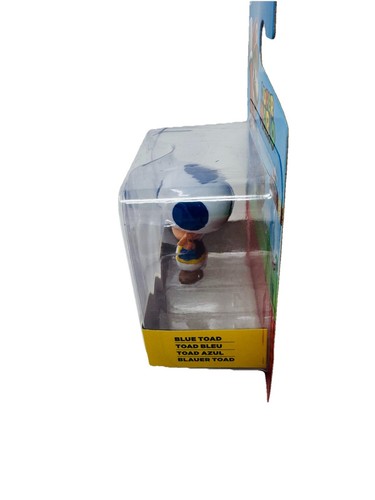 Super Mario Bros. Blue Toad 2 inch Mini Action Figure Toy NEW! | eBay