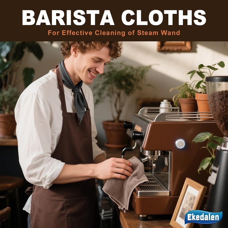 Microfiber Waffle Weave Dusting Cloths, Lint-Free Absorbent Rags, 6 ...