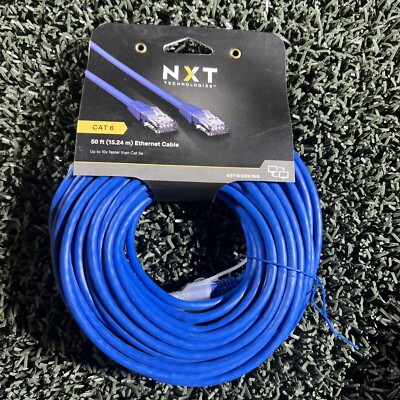 NXT Technologies NX56836 50' CAT-6 Cable Blue (#R10) | eBay