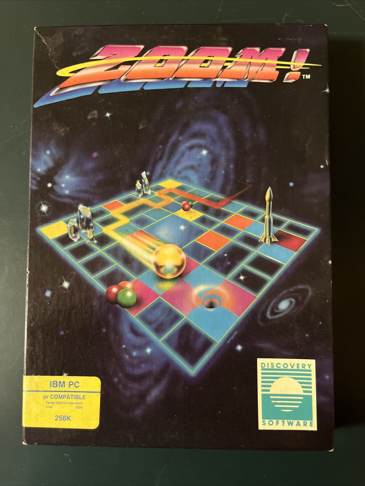 Vintage 1988 ZOOM! Discovery Software IBM PC Game 5.25 Disk w/Manual ...