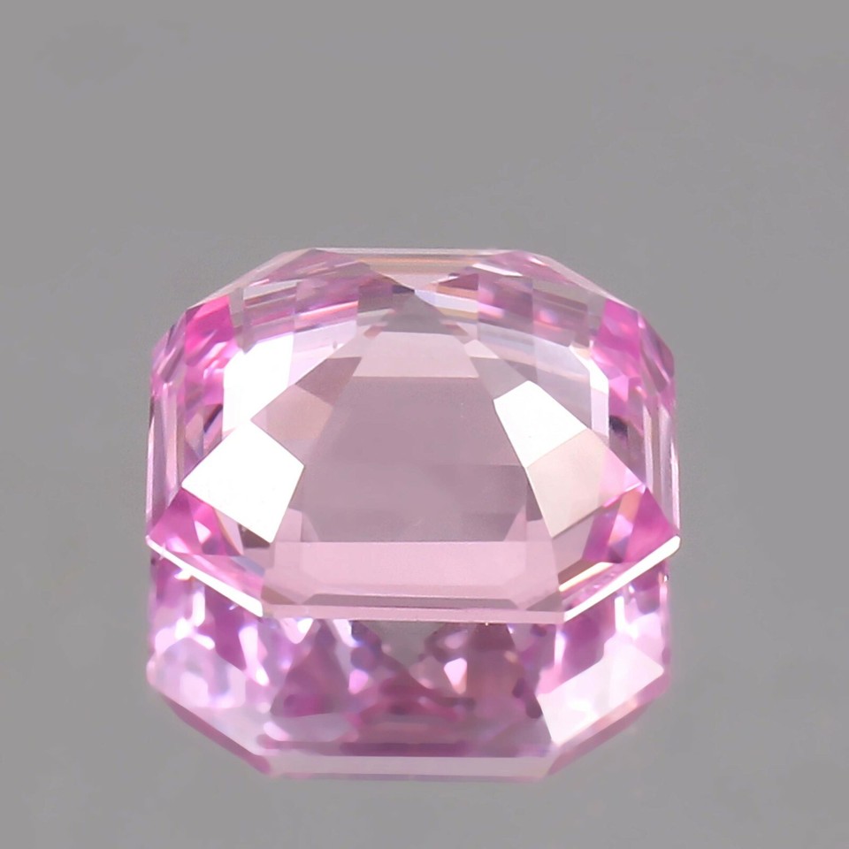 23.85 Ct Natural Flawless Ceylon Light Pink Sapphire Loose Asscher Cut ...