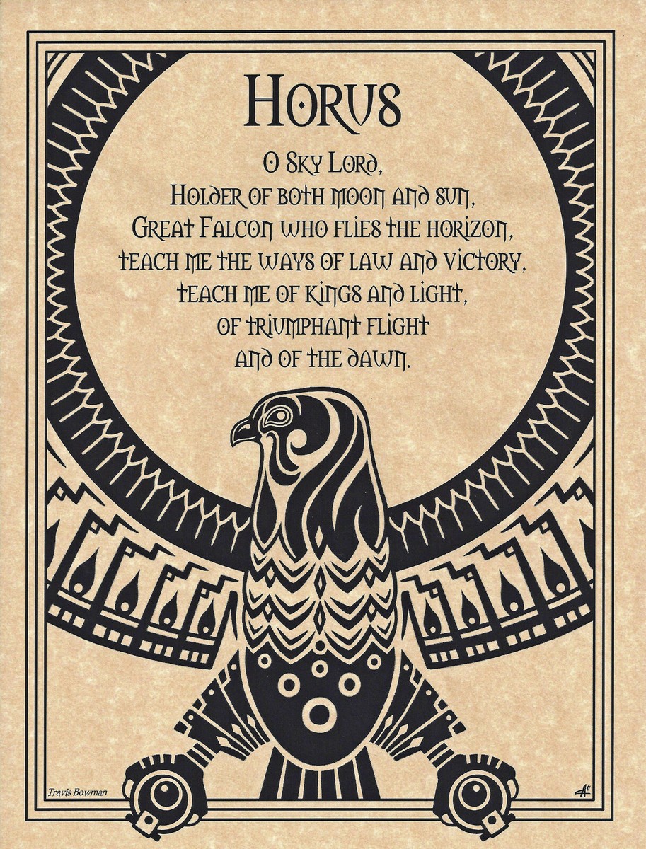 Horus Falcon Tattoo Designs