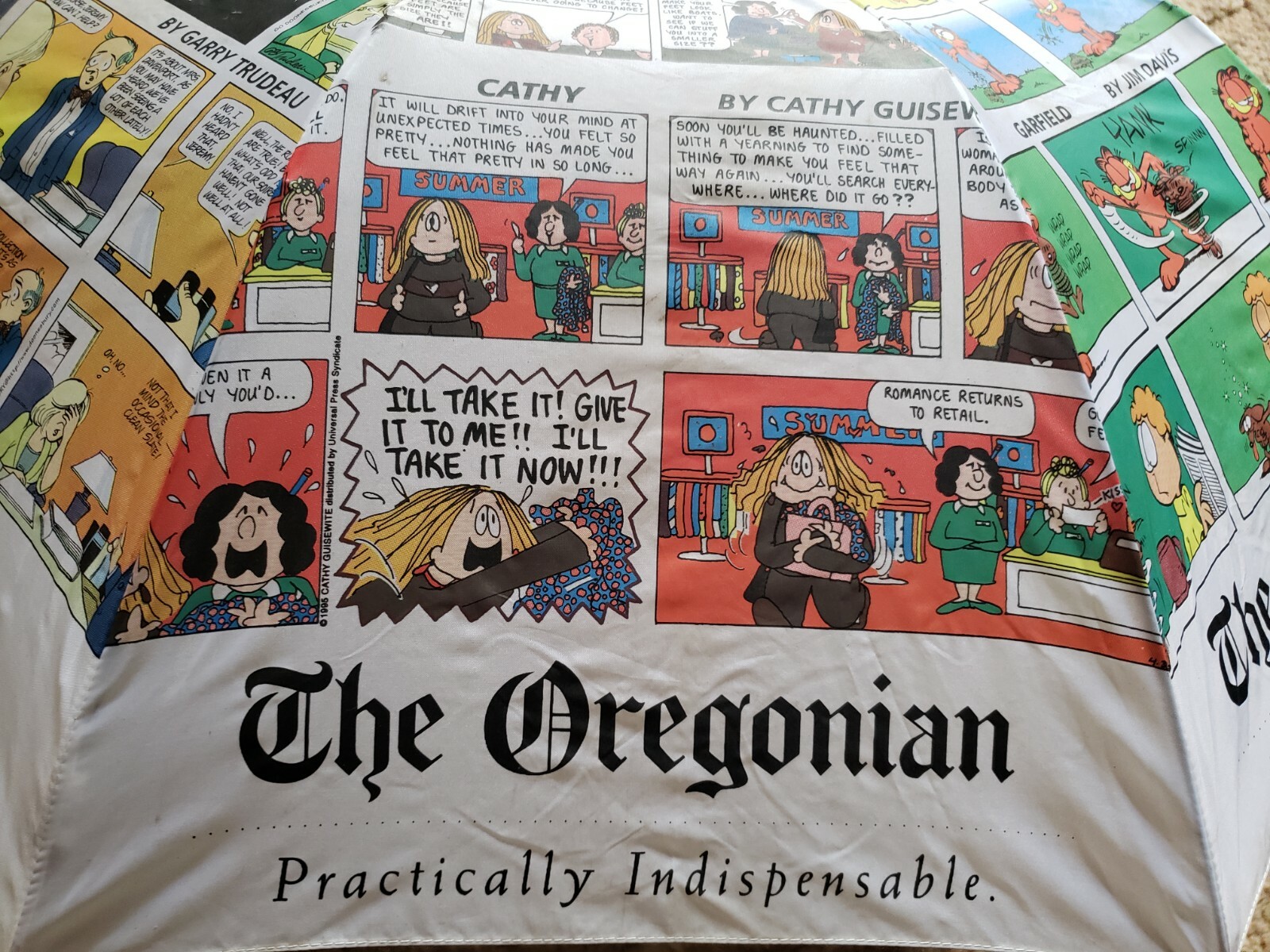 Vintage Umbrella Newspaper Comic Strip Cartoon The Or… - Gem