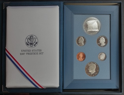 U.S. 1987 Proof Prestige Set, Including Constitution Silver Dollar | eBay