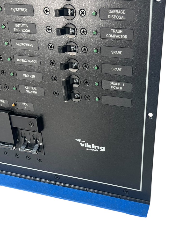 Paneltronics Marine Electrical Panel, 120V/240V 60Hz, For Viking Yachts ...