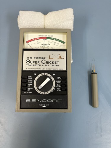 Sencore TF46 Super Cricket Transistor FET Tester Portable | eBay
