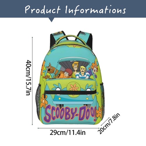 Scooby Doo Backpack For Kids Large School Bag Travel Sports Rucksack | eBay