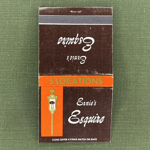 Vintage Matchbook Enie’s Esquire Wheeling Charleston W Virginia Matches ...